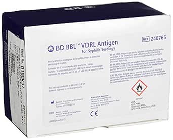 Amazon.com: BD Biosciences 240765 Vial VDRL Antigen 10X0.5mL ...