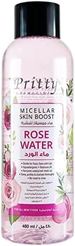 Pritty Micellar Rose Water 480 ml price in Saudi Arabia | Amazon Saudi ...