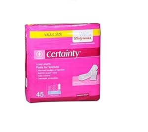 Amazon.com: Walgreens Certainty Bladder Protection Pads for Women ...