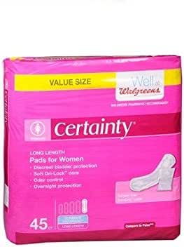Amazon.com: Walgreens Certainty Bladder Protection Pads for Women ...