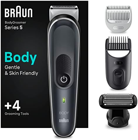 Braun Body Groomer Series 5 5370, Body Groomer For Men, Incl. 2 Combs ...