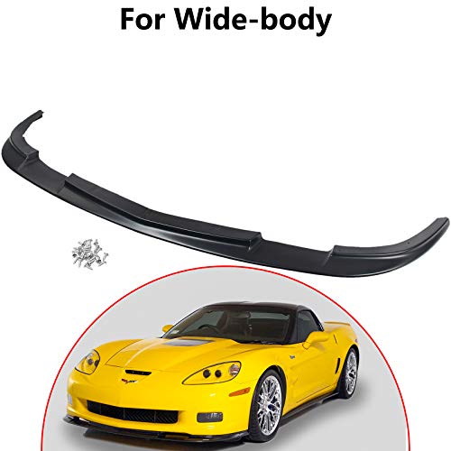 Front Bumper Lip Splitter Spoiler for 2005-2013 Chevy Corvette C6 Z06 ...