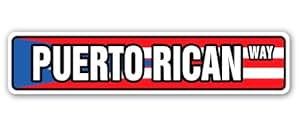 Amazon.com: Puerto Rican Flag Street Sign Puerto Rico National Nation ...