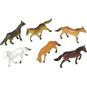 Amazon.com: US Toy Mini Horses Action Figure (1 Dozen): Toys & Games