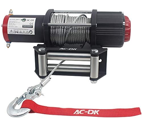 AC-DK 5500 lb. Advanced Electric Winch Kit for Towing ATV/UTV Off Road ...
