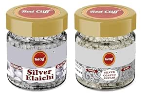 RED CLIFF Premium Silver Coated Elaichi+Supari | Combo Pack Of 2 ...