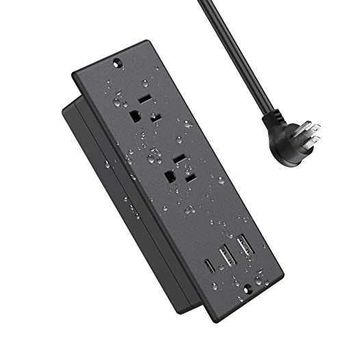 Conference Recessed Power Strip Waterproof, with PD 20W USB C Fast ...