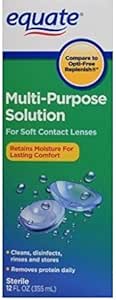 Amazon.com: Equate Sterile Multi-Purpose Contact Lenses Solution for ...