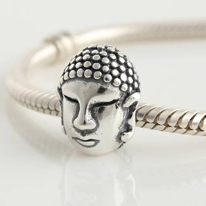 Amazon.com: Buddha Charm 925 Sterling Silver Charm Beads for Pandora ...