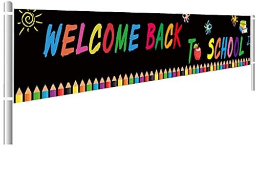 Large Welcome Back to School Banner, Extra Large First Day of School ...