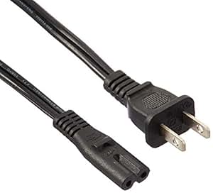 Amazon.com: Cable Matters 2-Pack Non-Polarized 2 Slot Power Cord (2 ...