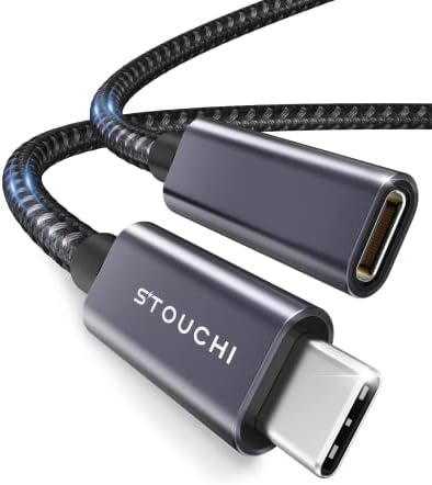 Stouchi USB C Extension Cable 10gbps USB C 3.1 Male to Female Charging ...