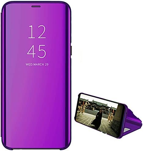 Xiaomi Redmi Note 10 / Redmi Note 10S Case Mirror Flip Ultra Slim Cover ...