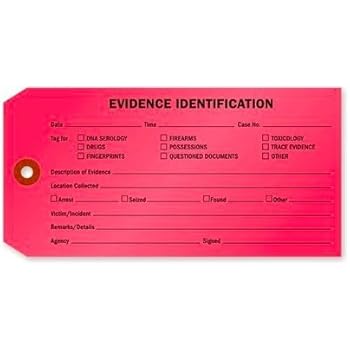 Amazon.com : Firearms and Weapons Identification Tag, 100 Tags / Pack ...