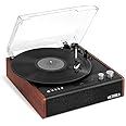 Amazon.com: Victrola VTA-71-MAH Brighton Dual Bluetooth Turntable with ...