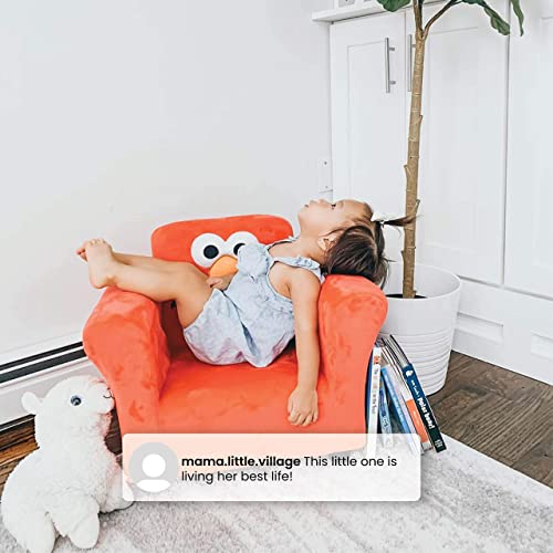 Sesame Street Elmo Upholstered Chair By Delta Children, Red on Galleon ...
