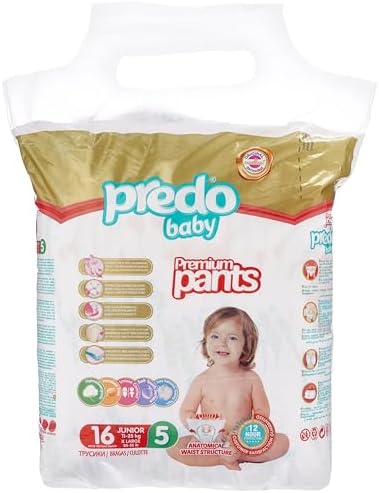 سعر Predo Baby Premium Pants Diapers 16-Pieces, Junior 11-25 kg, X ...
