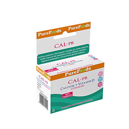 PureFoods Cal-PB Calcium+Vitamin D Sugar Free Vegetarian Chewable ...