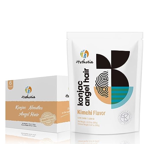 Hethstia Konjac Noodle Kimchi Sauce Low Carb Pasta Shirataki Noodle Pre ...