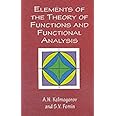 Elements of the Theory of Functions and Functional Analysis (Dover Books on Mathematics): A. N ...