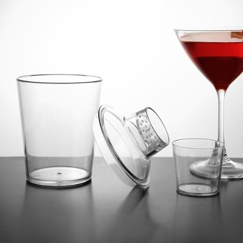 Amazon.com: Clear 3 Piece 18 oz. Plastic Cocktail Shaker: Kitchen & Dining
