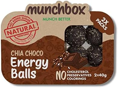 Munchbox, Chia Choco Energy Balls, Pack of 2, 40 grams price in UAE | Amazon UAE | supermarket ...