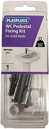 Plasplugs – WC Pedestal Fixing Kit for Solid Walls – BigaMart