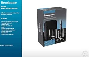 Amazon.com : Brookstone Men’s Grooming Kit, 10 Piece, with Electric ...