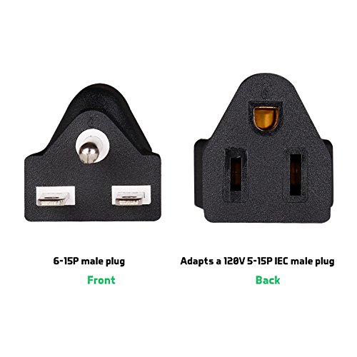 VIVOSUN 120V to 240V Outlet Adapter Plug, 100% Tested Power Converter ...