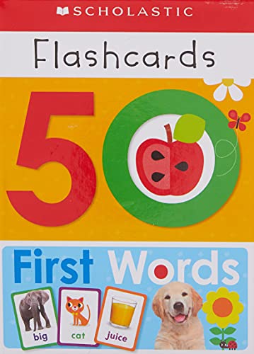 50 First Words Flashcards: Scholastic Early Learners (Flashcards ...