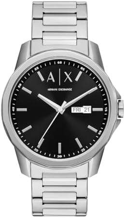 Armani Exchange Casual for Men, QUARTZ/3 HAND DAY-DATE Movement ...