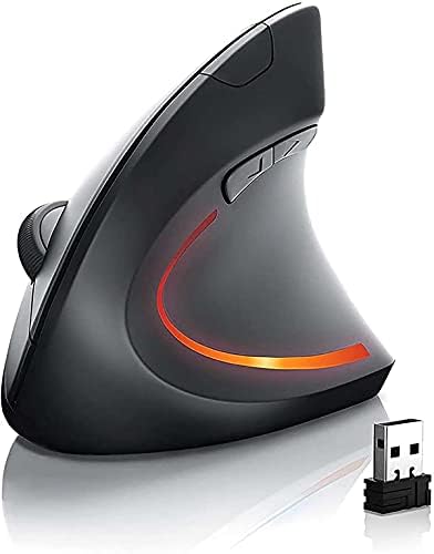Ergonomic Wireless Mouse, Olefu Vertical Gaming Mouse -Ergonomic design ...