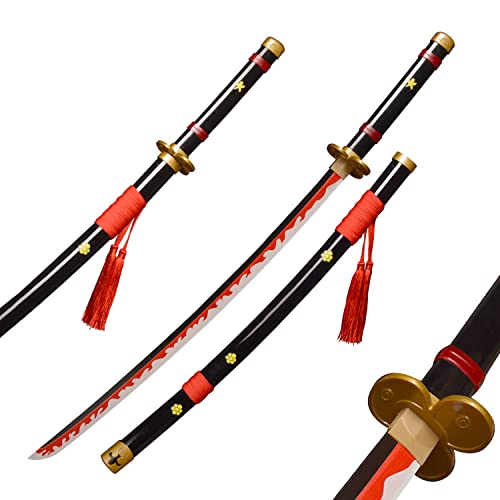 40" Roronoa Zoro Samurai Sword,Yama Enma-Black,for Cosplay,Collection ...
