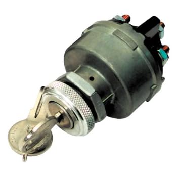 Amazon.com: Universal 4 Position Ignition Switch With Keys Accessory ...