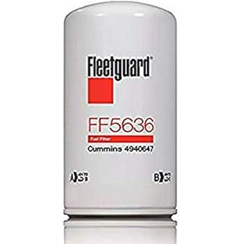 Amazon.com: FF5636 Fleetguard Fuel Filter (Pack of 2): Automotive