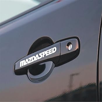 Amazon.com: Mazdaspeed Miata Mazda 3 6 Protege RX8 Vinyl Window Decals ...