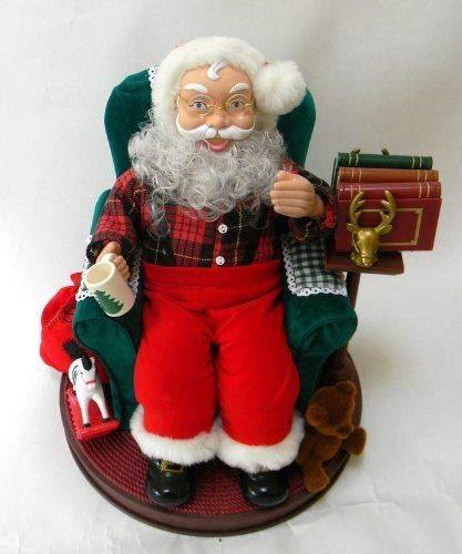 Amazon.com: avon Santa Read Me a Story 1999 Animated Talking Santa ...