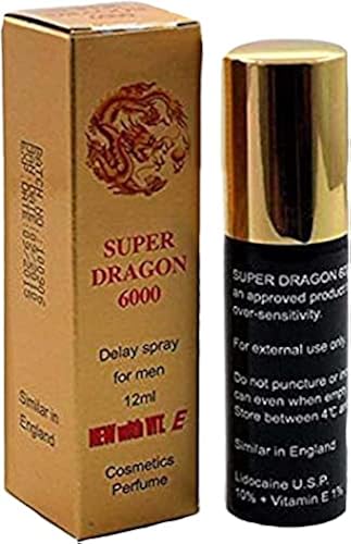 Men's Super Vitamin E Super Dragon 6000 Delay Spray in Oman | Whizz