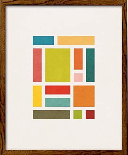 Amazon.com: Rectangles 3. Geometric art print by Latte Design ...