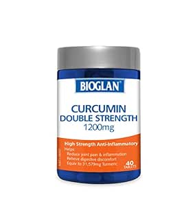 Bioglan Curcumin Double Strength Tablets, 1200mg: Amazon.com.au: Health ...