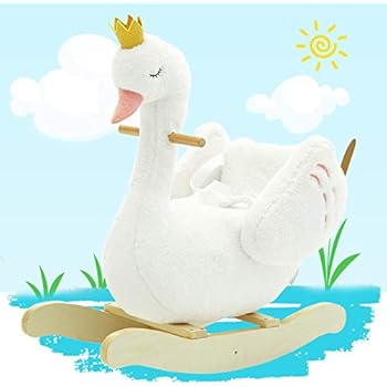 Amazon.com: labebe - Rocking Horse, Pink Ride Elephant, Kid Ride On Toy ...