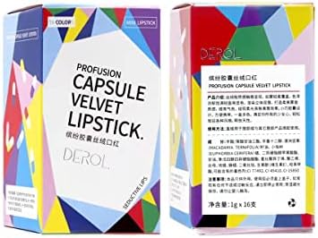 DEROL 16 Pcs Mini Matte Lipstick Set,Cute Capsule SuperStay Matte ...