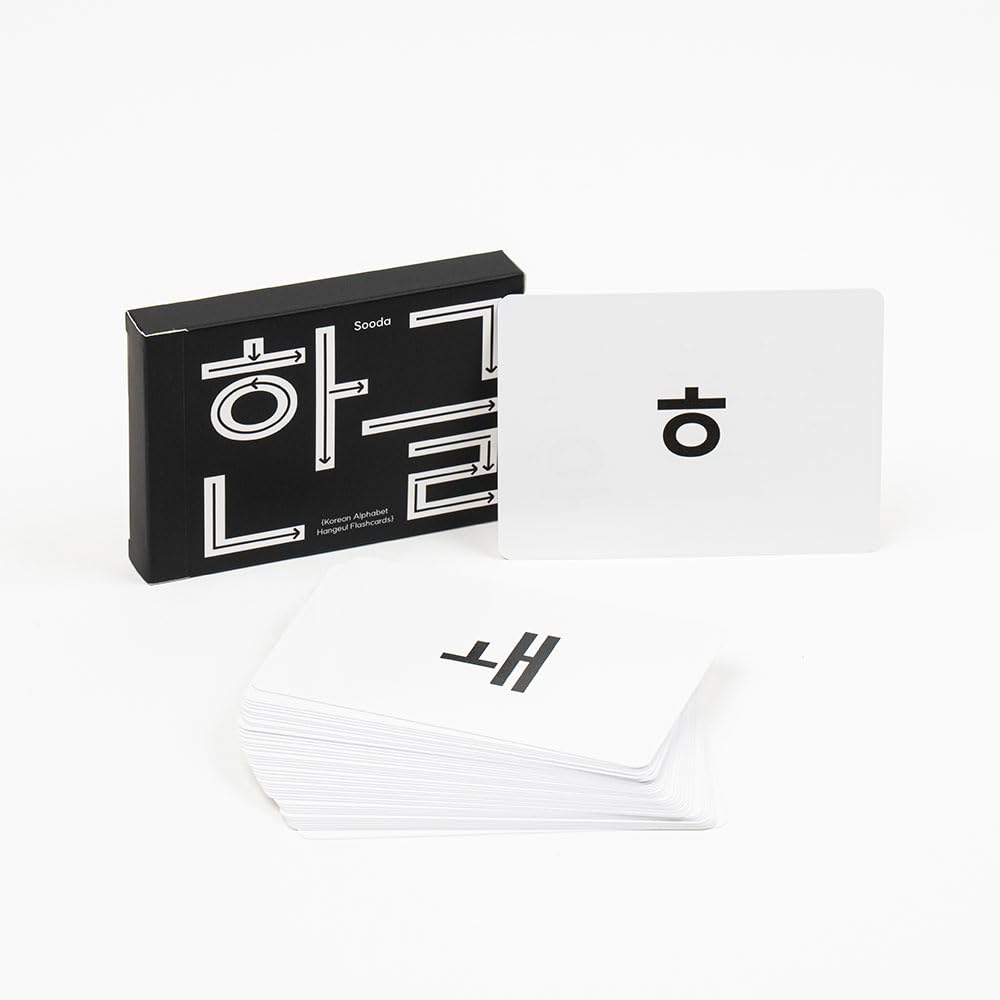Mua Korean Alphabet - Hangeul Flash Cards for Kids and Beginners, Audio ...