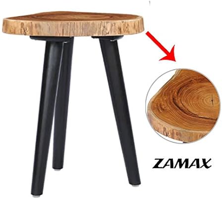 ZAMAX Unique Rustic Style Natural Teak Wood Coffee Table, Handmade ...