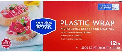 Berkley Jensen Professional Plastic Wrap with Cutter Slide 3000 Foot X ...