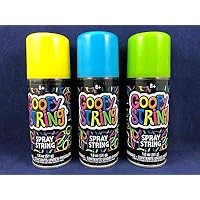Amazon.com: Goofy String Spray Cans Assorted Among Orange, Purple, Pink ...