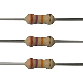 E-Projects 27k Ohm Resistors, 1/4 Watt, 5% (Choose Quantity): Amazon ...