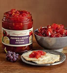 Amazon.com : Harry & David Pepper and Onion Relish with Zinfandel (10 ...