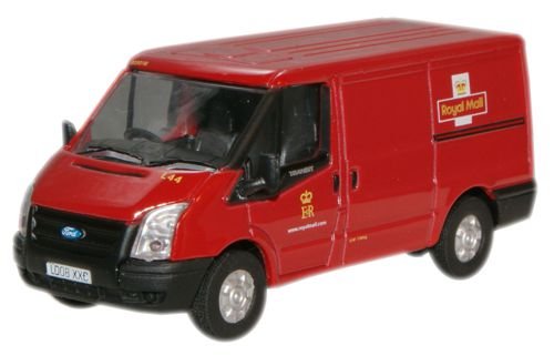 OXFORD DIECAST 76FT002 Royal Mail New Ford Transit Van (L.Roof): Amazon ...