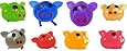 Amazon.com: Splat Ball Novelty Squishy Toy Assorted Colors Pig-Pack of ...